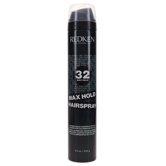 Redken Maximum Hold 32 Anti-Frizz Hairspray, 9 oz Fast-Drying Hair ...