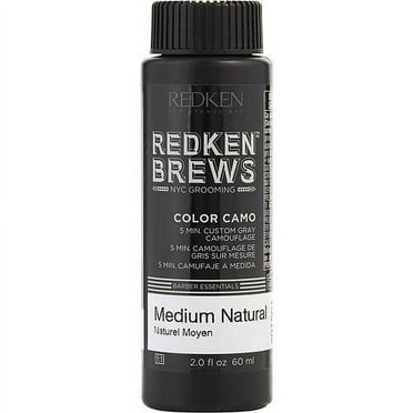 Redken Brews Men's Color Camo Dark Natural - Anti-Gray Coverage, 2 oz ...