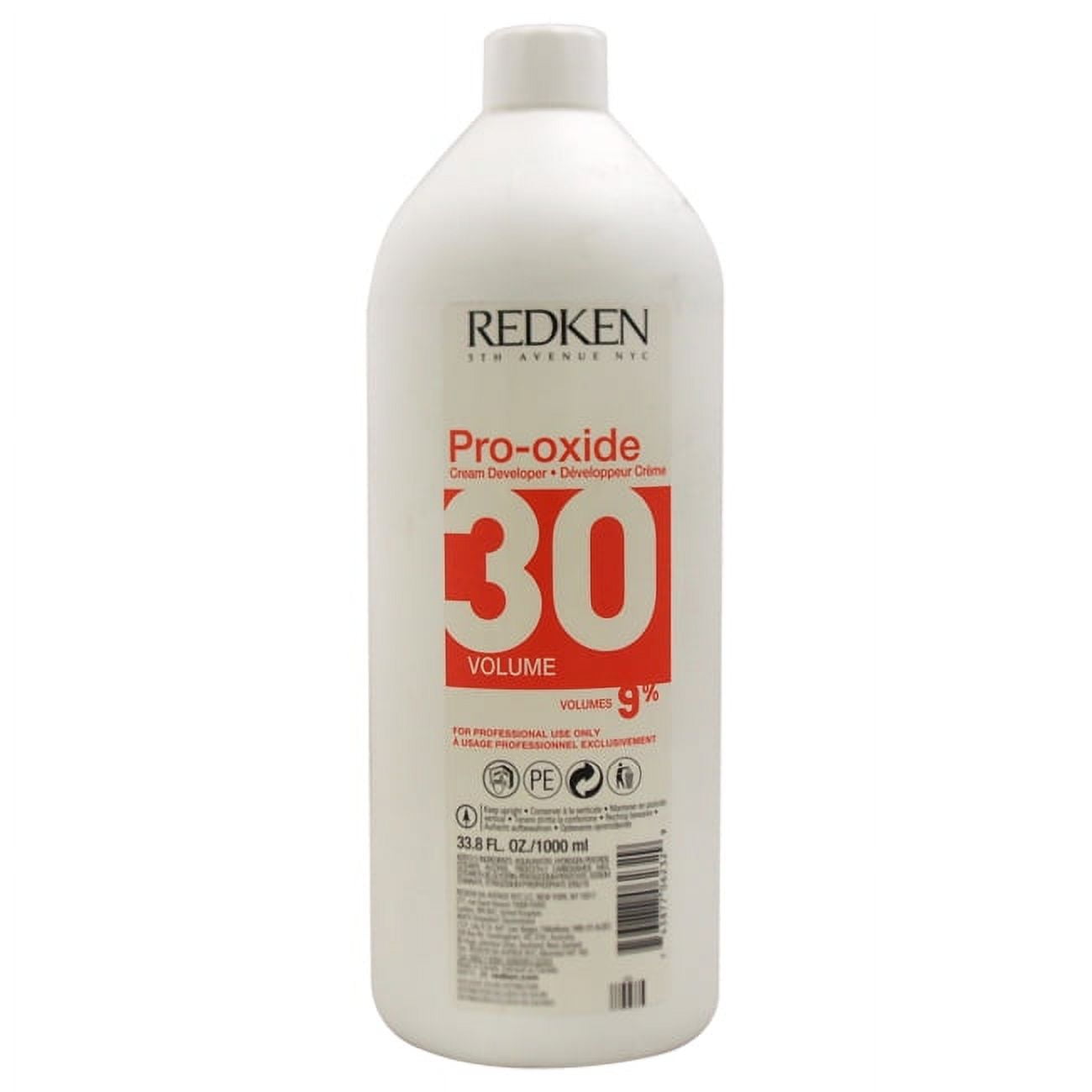 Redken Pro-Oxide Cream Developer - 30 Volume 9%, 33.8 fl oz - Walmart.com