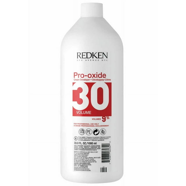 Redken Pro-Oxide Hair Cream Developer - 30 Volume 9%, 33.8 fl oz for ...