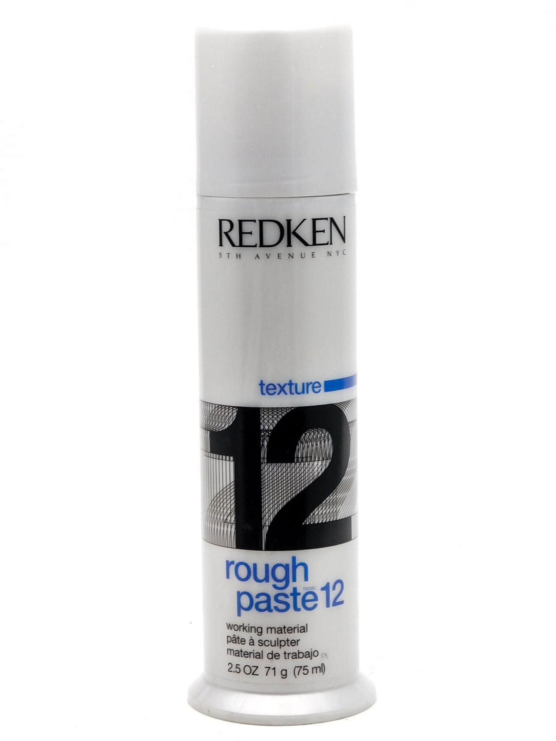REDKEN Texture 12 Rough Paste, Working Material, 2.5 oz, Stays Pliable ...