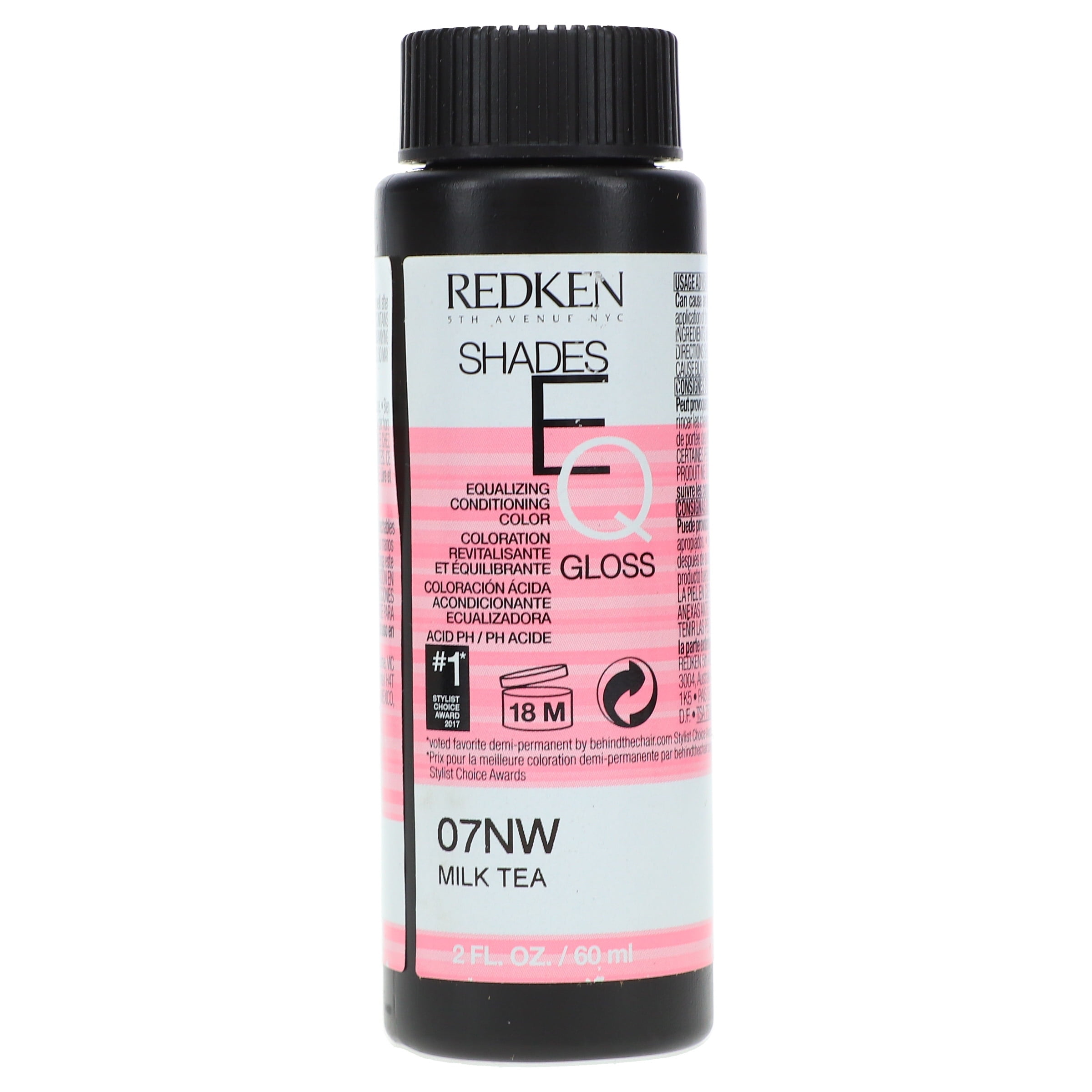 Redken Brown Shades EQ C Gloss 07NW 2 oz, vibrant color correction ...