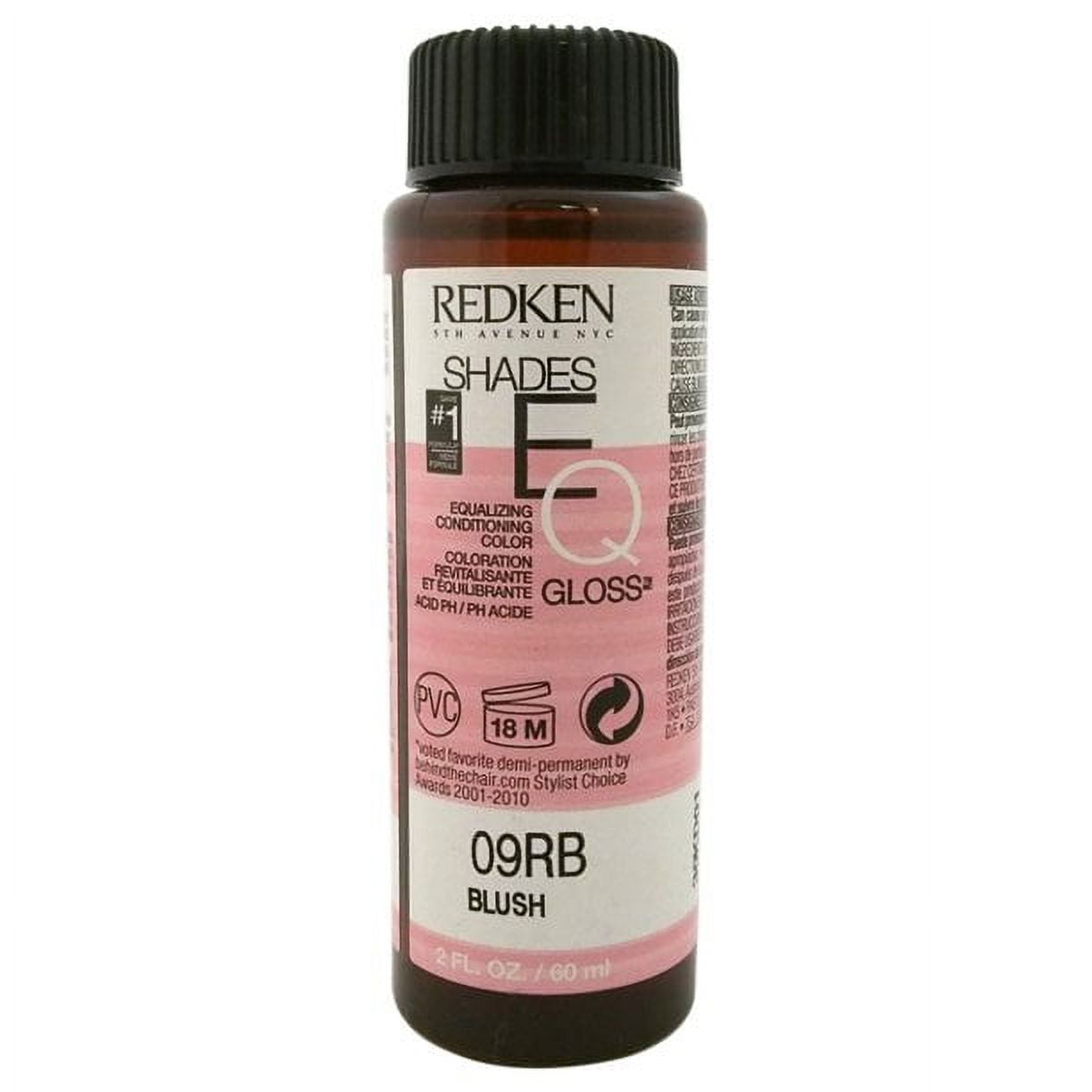 Redken Shades EQ Color Gloss 09RB Blush Equalizing Conditioning Color 2 ...