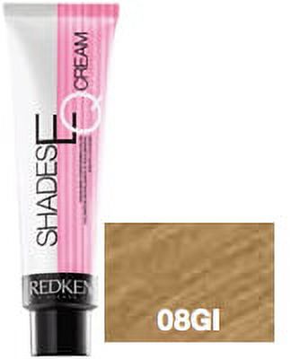 Redken Shades EQ Cream Hair Color - 08GI Iced Gold - Pack of 1 with ...