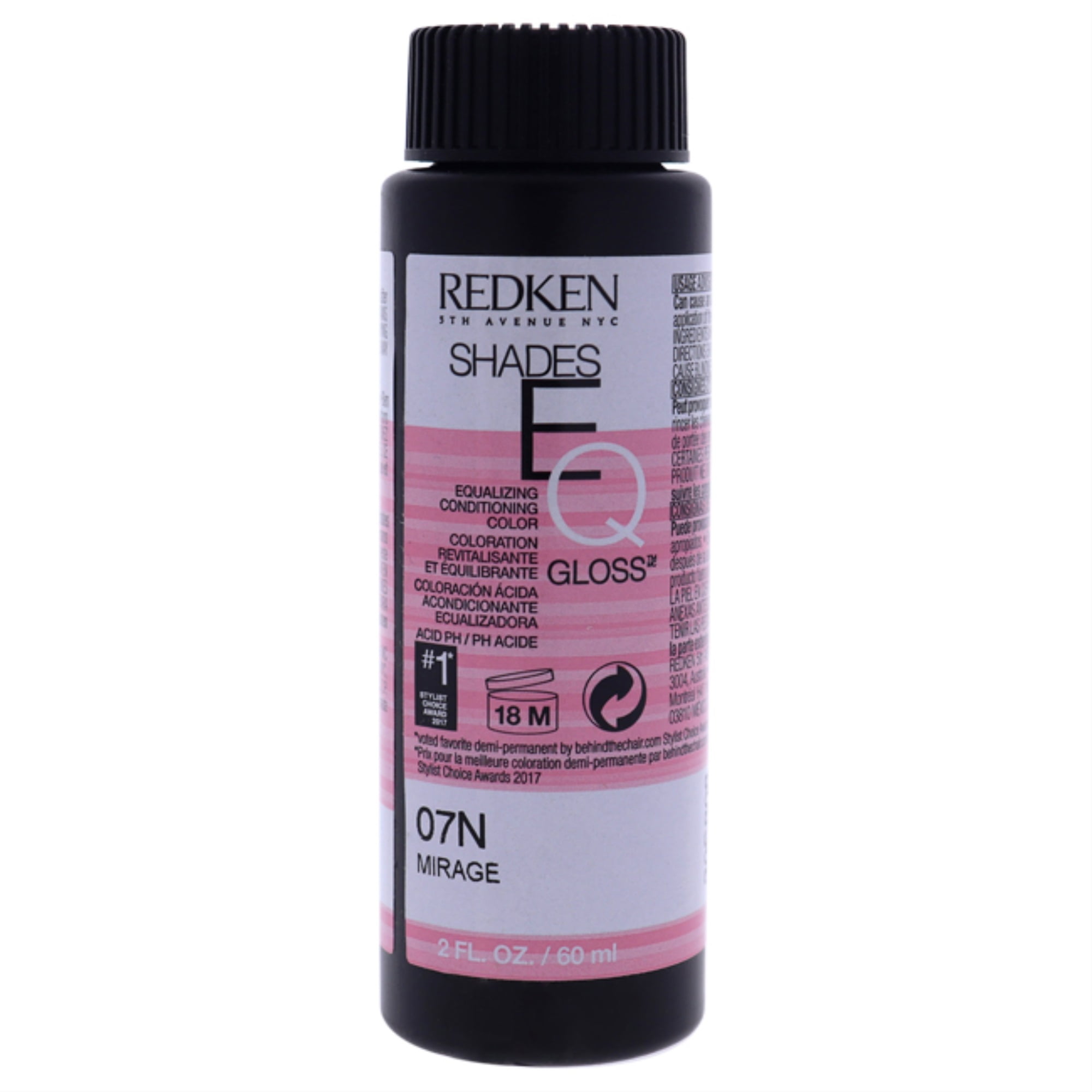 Redken Hair Color Gloss 07N - Mirage, Demi-Permanent, Conditioning ...