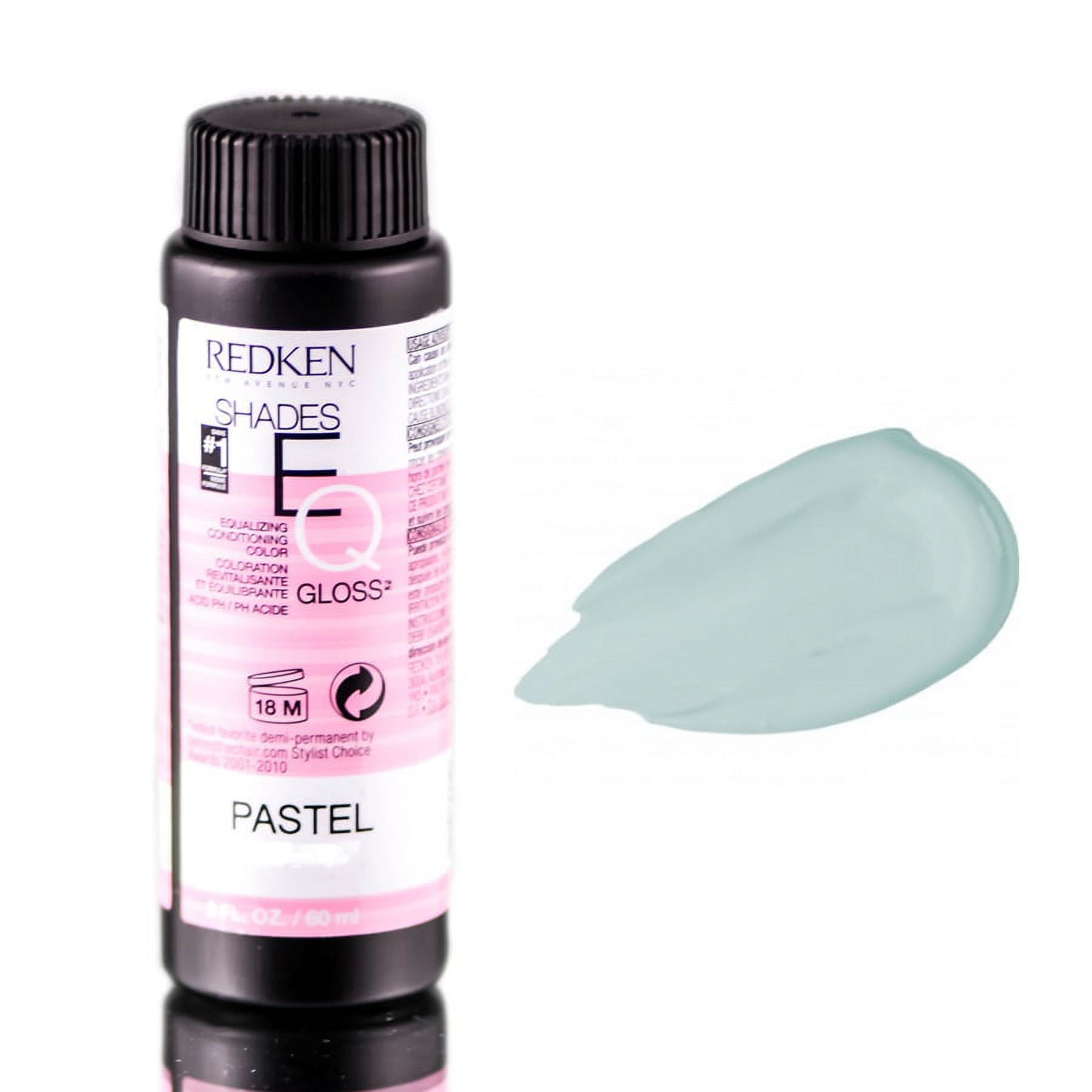 Redken Shades EQ Gloss Pastel - Silver Green - Pack of 1 with Sleek ...