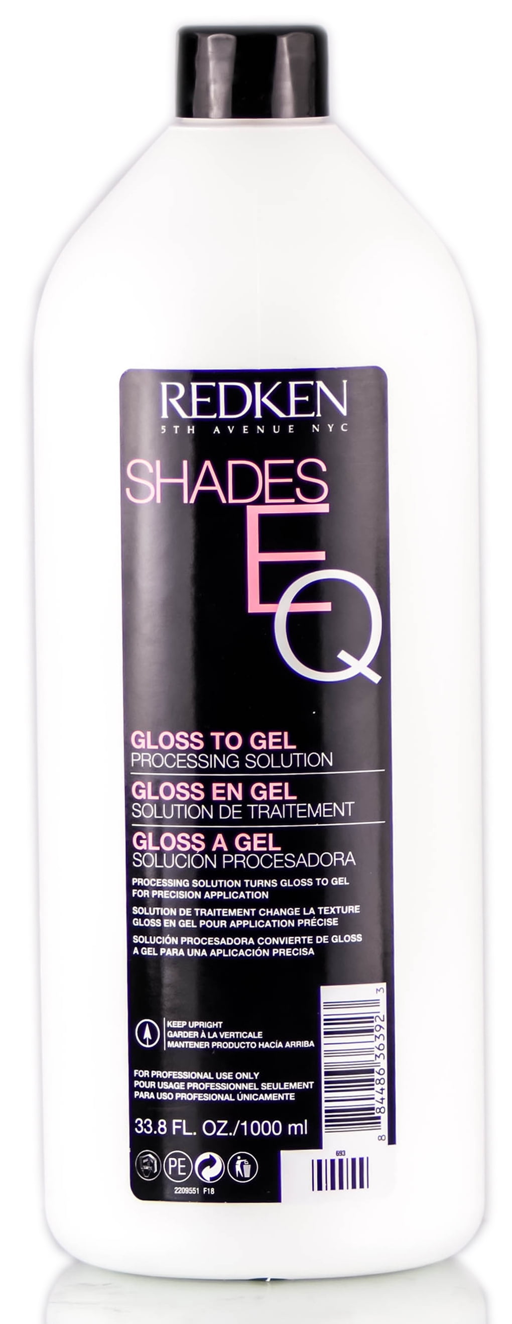 Redken Shades EQ Gloss To Gel Processing Solution-33.8 oz - Pack of 2 ...