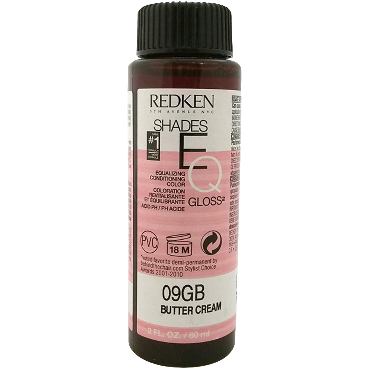Redken Shades EQ Demi-Permanent Hair Color Gloss, 09Gb Butter Cream, 2 ...