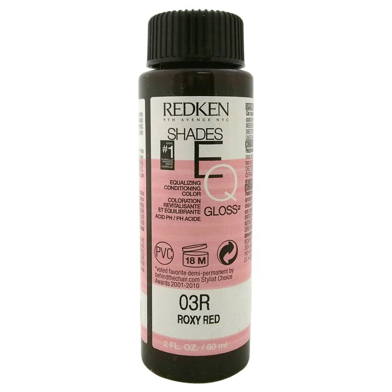 Redken Shades EQ Hair Color Gloss 03R - Roxy Red, 2 Oz Soft & Shiny ...