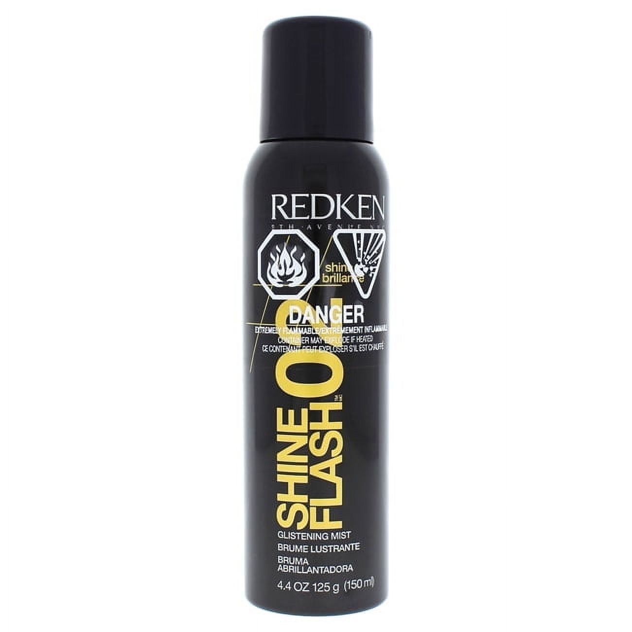 Redken 02 Shine Flash Glistening Mist Hairspray, Instant Smooth, 4.4 Oz ...