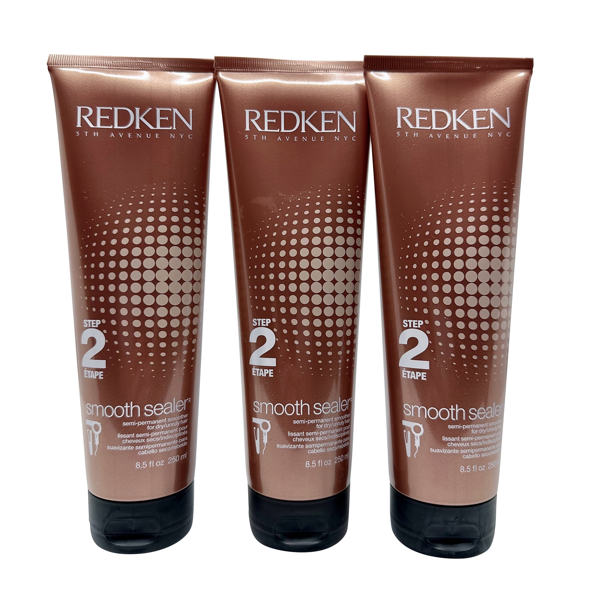 Redken Smooth Sealer Step 2 Semi Permanent Smoother Dry & Unruly Hair 8 ...
