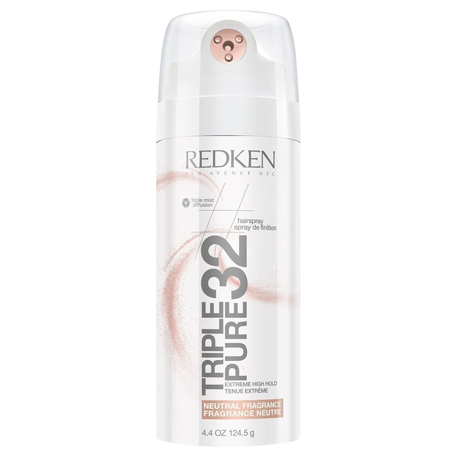 Redken Triple Pure 32 Neutral Fragrance Hairspray, 4.4 oz, Maximum Hold ...