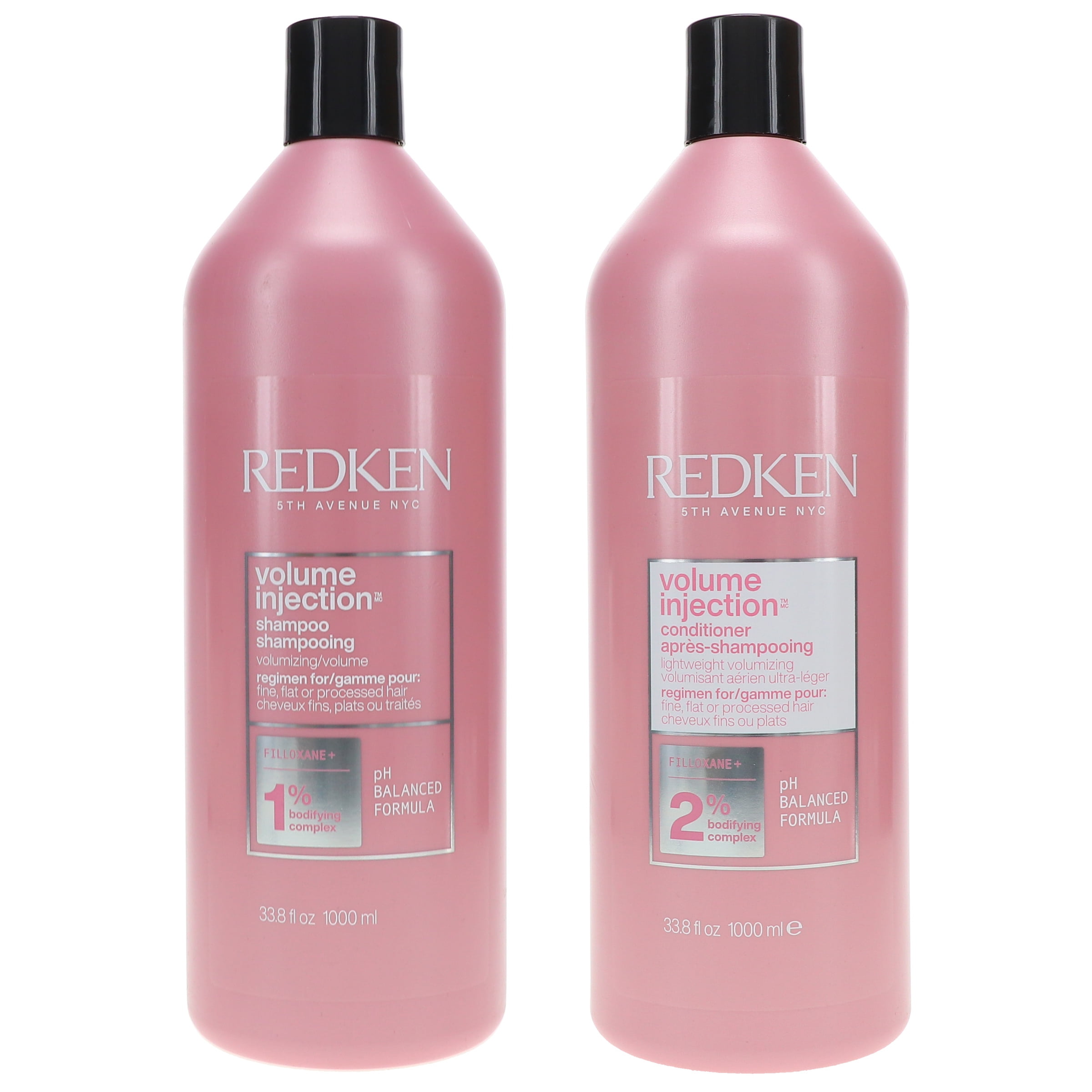Redken Volume Injection Shampoo 33.8 oz & Conditioner 33.8 oz Combo ...
