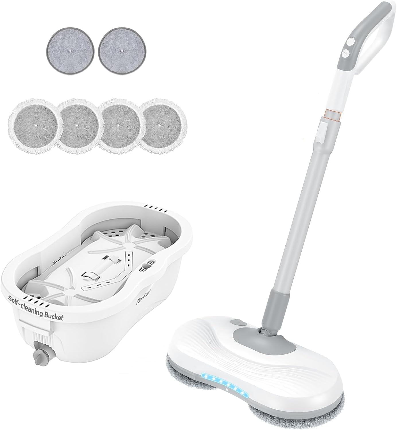 Redkey M1 Cordless Electric Mop for Floor Cleaning with 250ml Water ...
