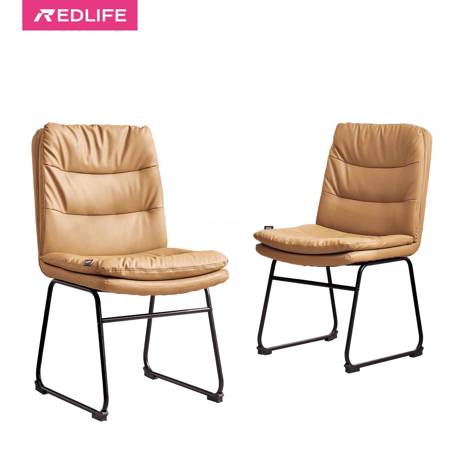 Redlife Dining Chairs Set of 2 , Upholstered Double Layer Armless ...