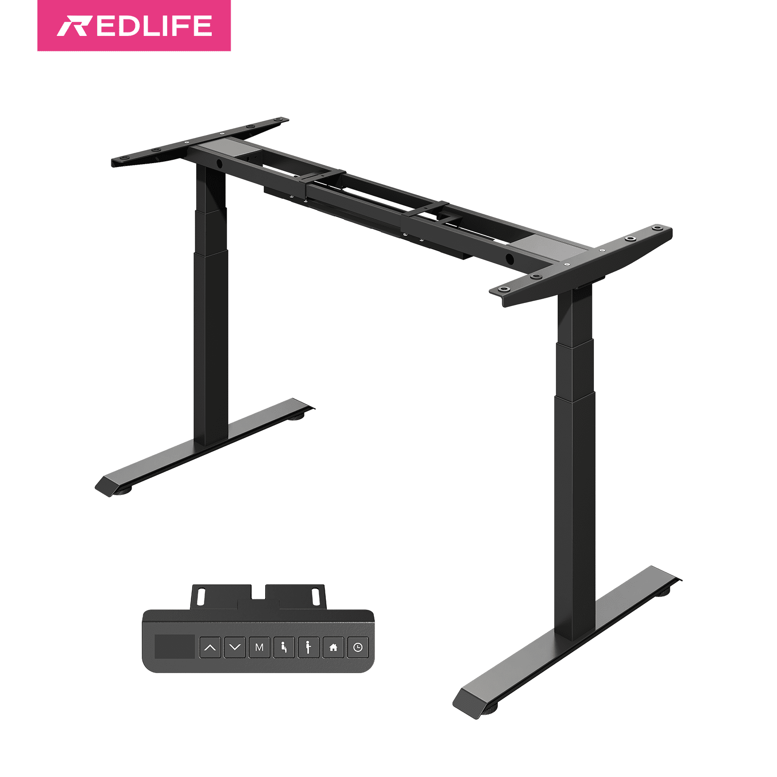 Redlife Electric Standing Desk Frame,Dual Motor Adjustable Height ...
