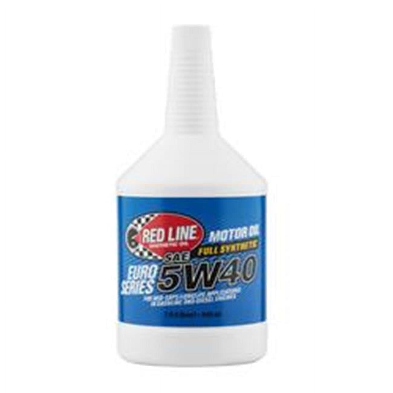 Redline Euro Series Synthetic Motor Oil 5W-40, 1 qt - Walmart.com
