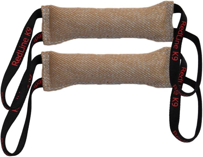 Redline K9 Dog Bite Tug Toy 3 in X 16 in 2 Handle Jute Bundle of 2 - Walmart.com