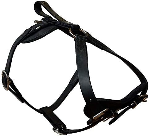 Redline K9 Padded Leather Quick Release Dog Protection and Tracking ...