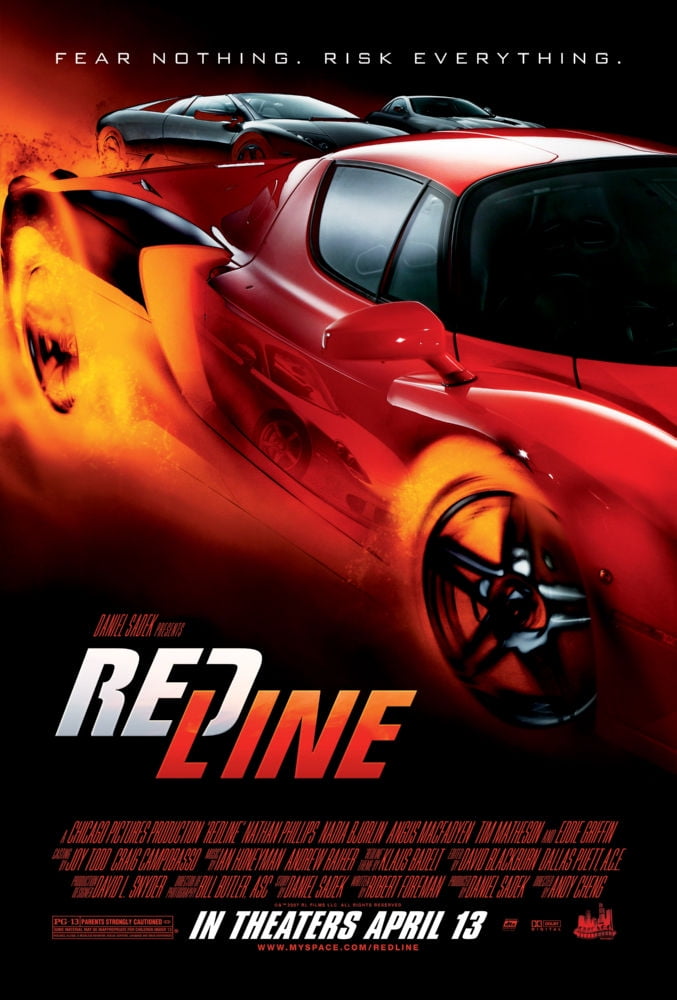 Redline Movie Poster Metal Sign 8Inx 12In Art Print On Metal 8x12 ...