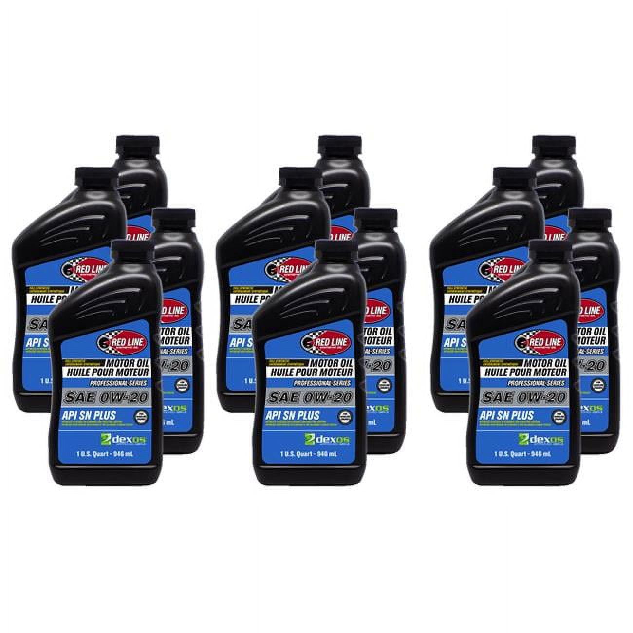 Redline Oil RED12824 1 qt. Pro-Series 0W20 Motor Oil - Set of 12 ...