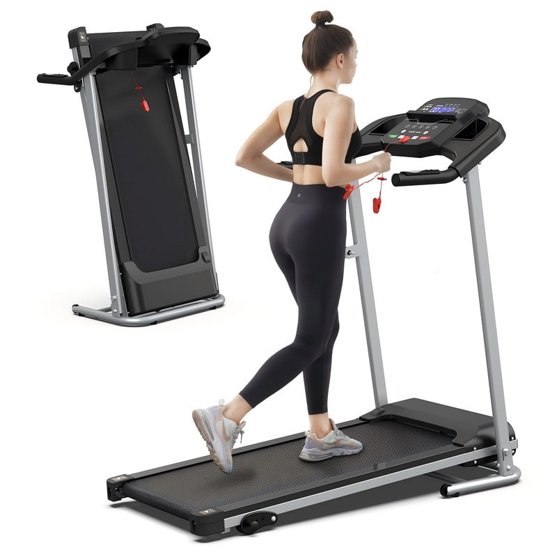 Redliro Folding Treadmill with 2.5HP Quiet Brushless Motor, Compact ...