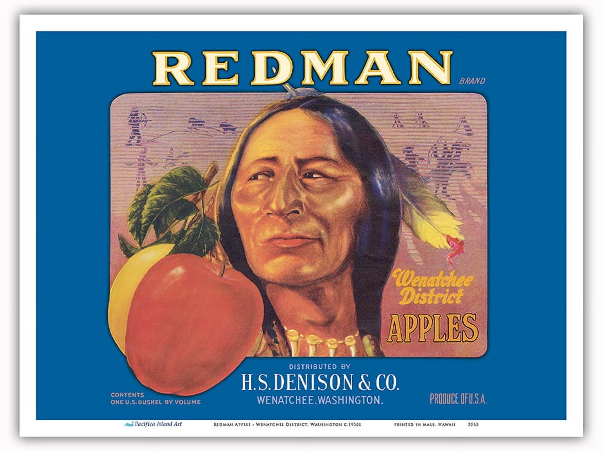 Redman Apples - Wenatchee District Washington - H.S. Denison & Co ...
