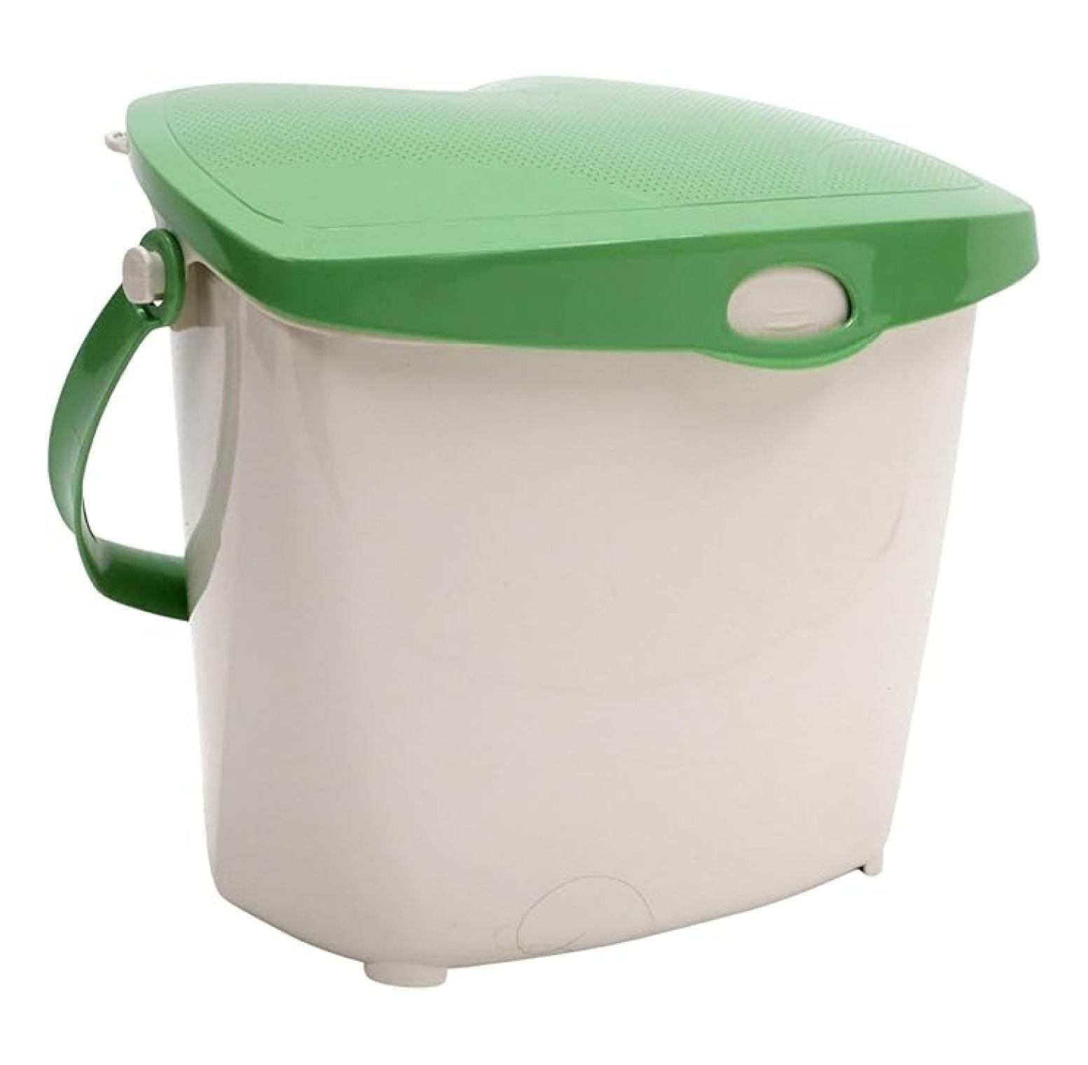 Redmon For Kids Sure-Close Kitchen Food Scrap Lid Pail, Tan- Eco Green ...