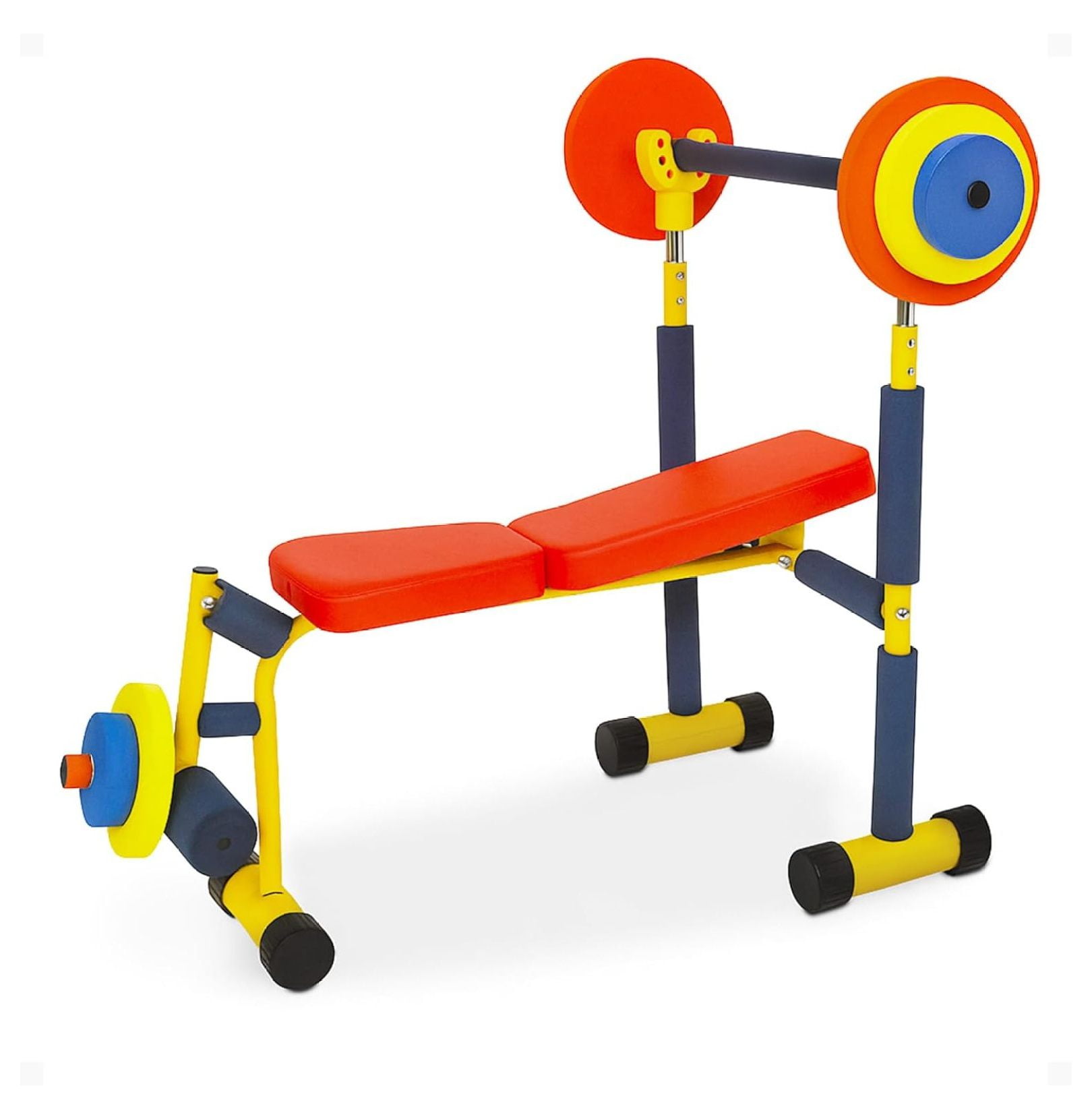 Redmon Fun & Fitness for Kids Adjustable Weight Press Set w/ & Foam ...