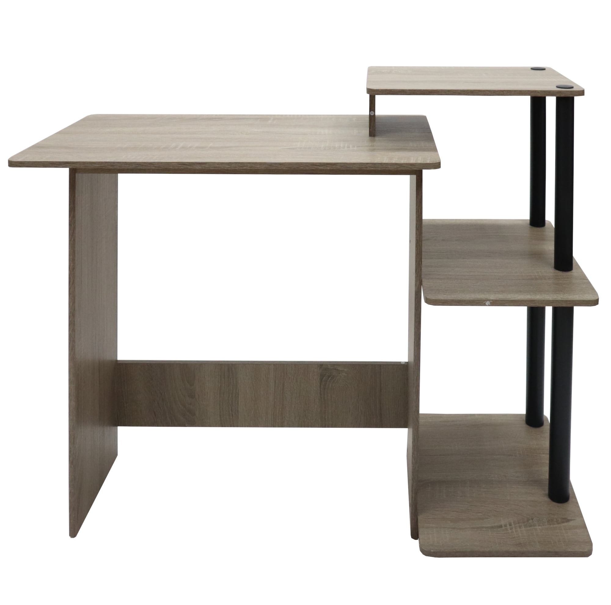 Redmon Multi-Purpose Student Desk 39Wx15.5Dx33.5H, Grey Woodgrain ...