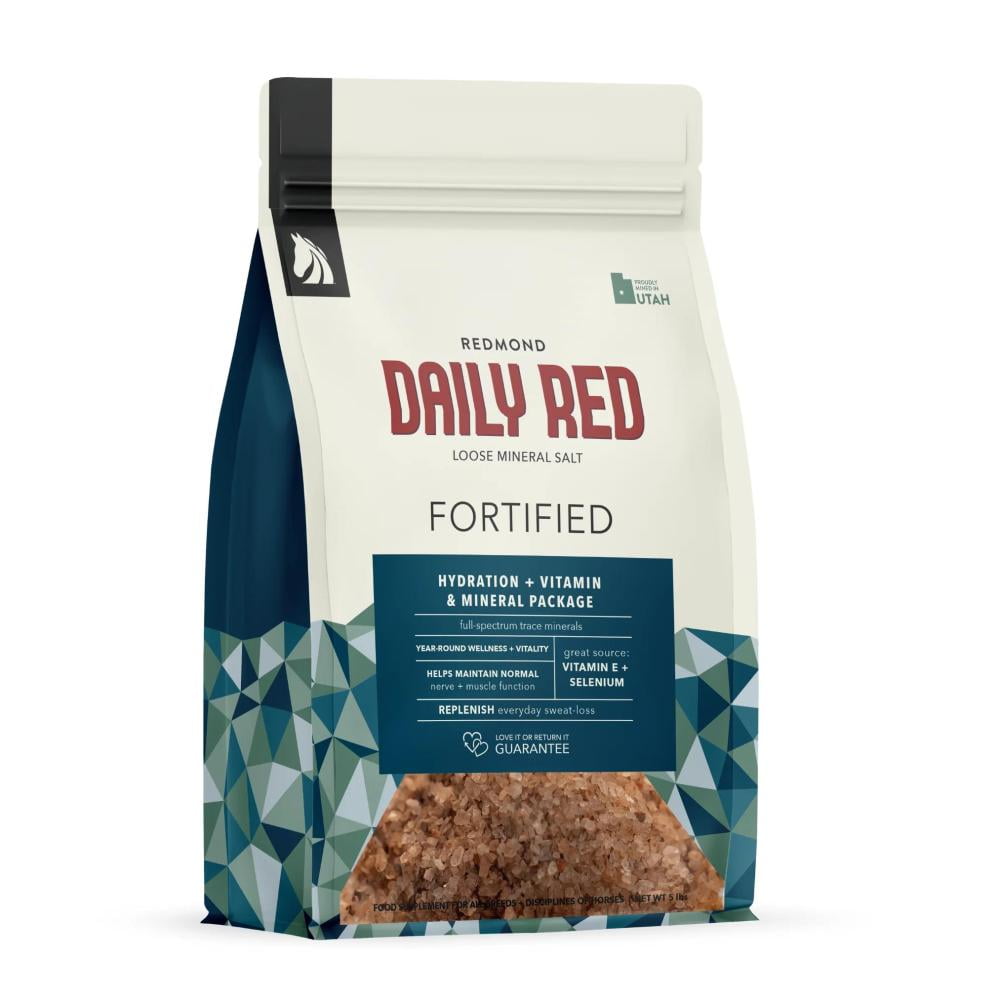 Redmond Equine Redmond Daily Red Fortified Mineral 5lb - Walmart.com