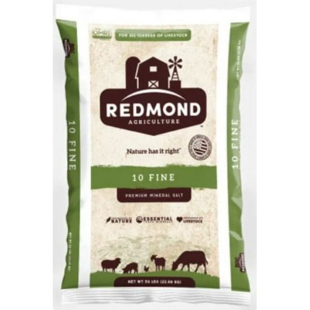 Redmond Trace Mineral Salt with Garlic, Organic, 50 lbs - Walmart.com