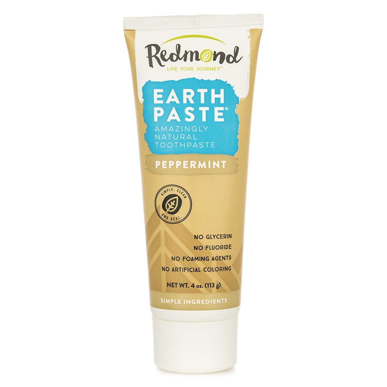 Redmond Trading Company Earthpaste Natural Toothpaste Peppermint - 4 oz ...