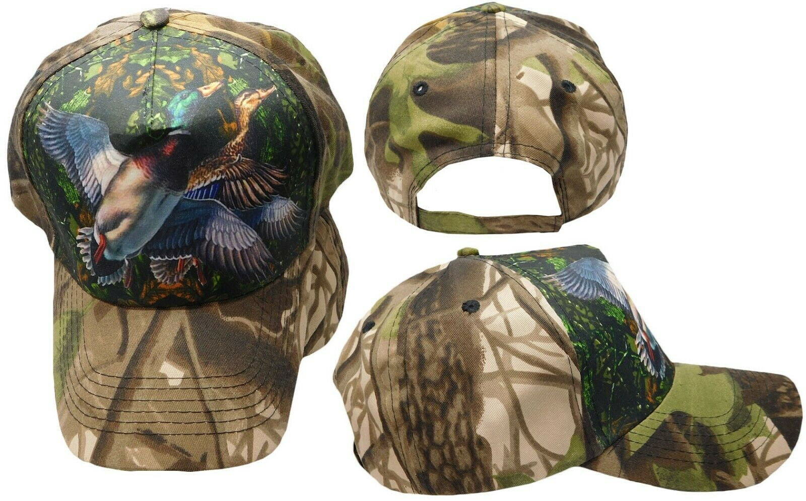 Redneck Camouflage Camo Duck Ducks Hunting baseball style ball Hat Cap ...