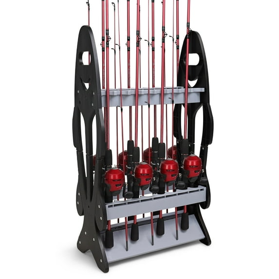 Redneck Convent Plastic Fishing Rod Rack - Home or Garage Storage for ...