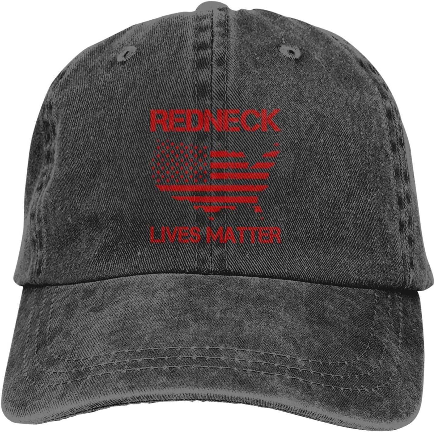 Redneck Lives Matter Ponytail Baseball Cap Vintage Denim Cowboy Hat ...