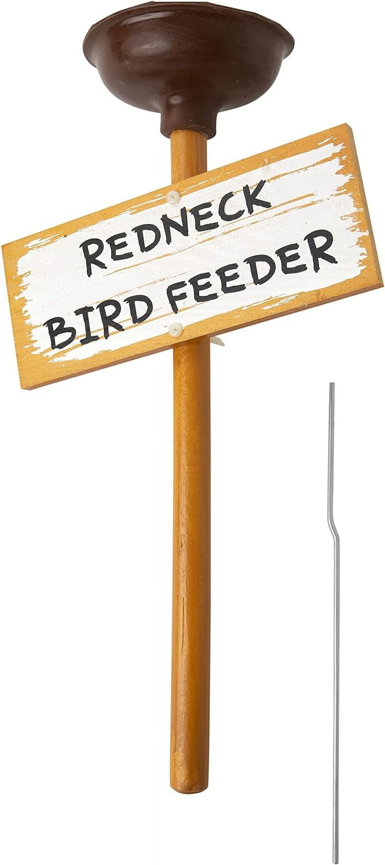 Redneck Toilet Plunger Bird Feeder Bird Bath - Walmart.com