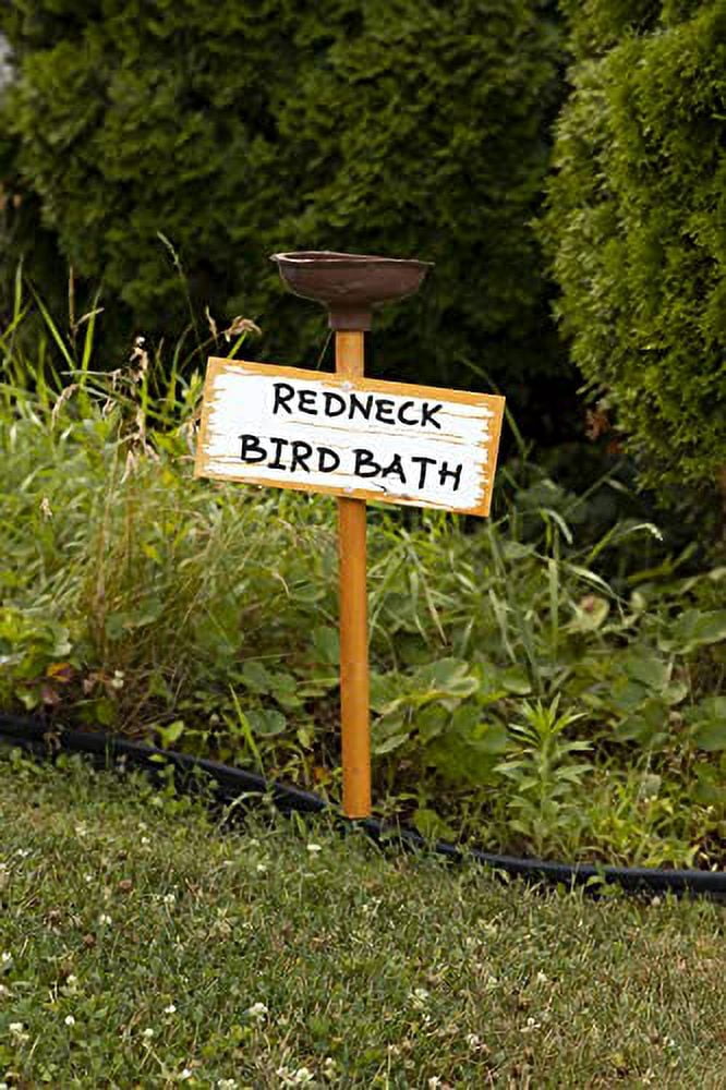Redneck Toilet Plunger Bird Feeder Bird Bath - Walmart.com