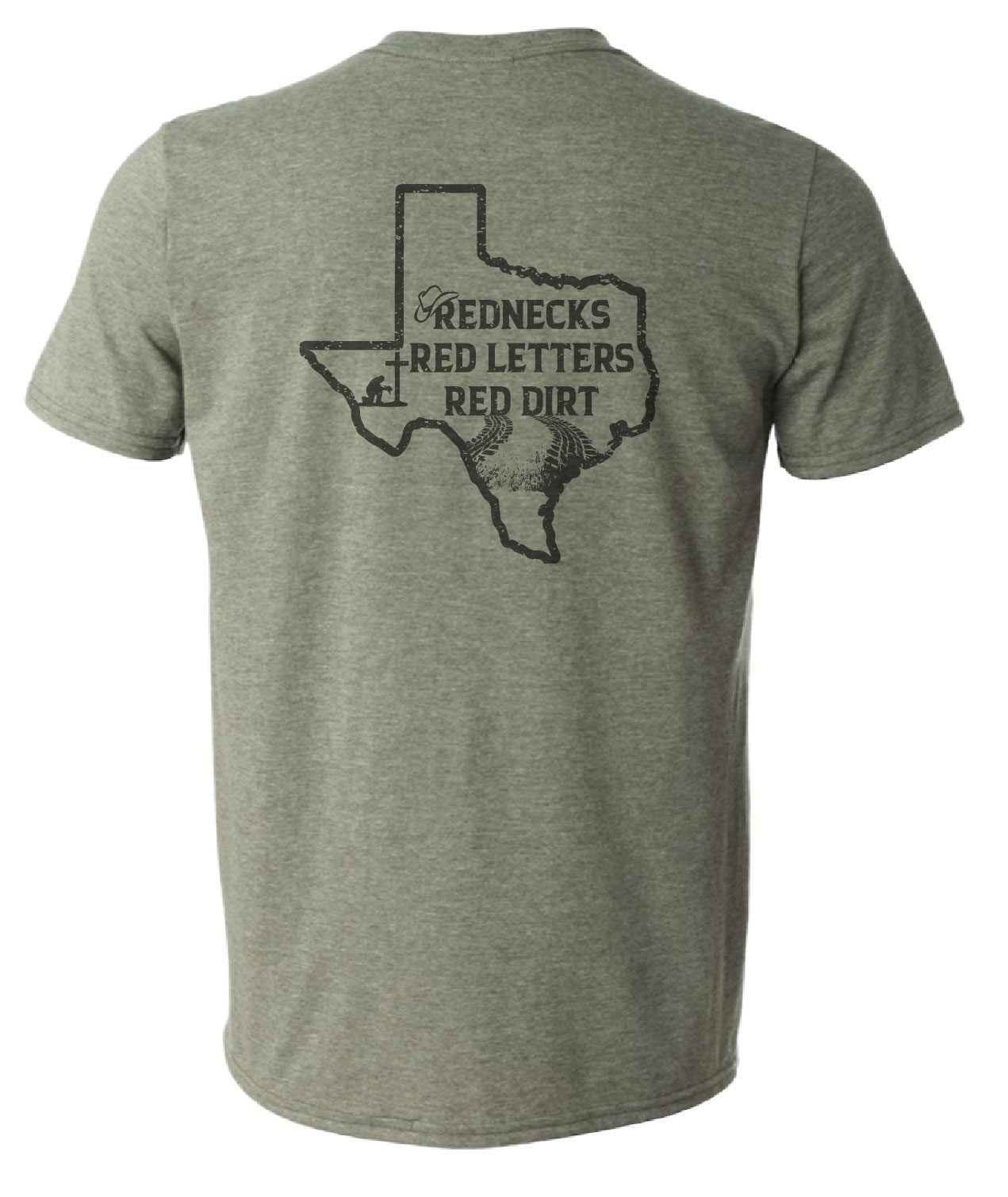 Wildlife Outfitters Men's 'Rednecks, Red Letters, Red Dirt' Texas Heritage T-Shirt - Walmart.com