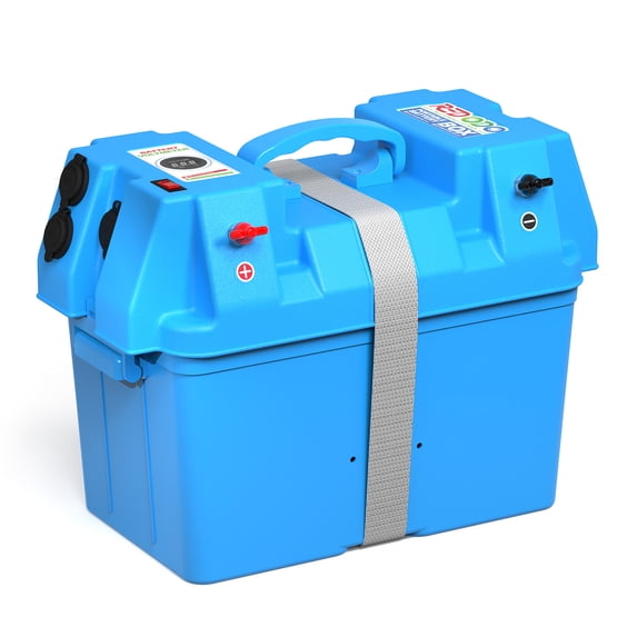 Redodo, Portable Battery Box, Max 60A 12V Group 24-27 for RV Boat ...