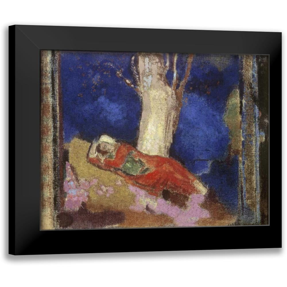 Redon, Odilion 14x12 Black Modern Framed Museum Art Print Titled - A ...