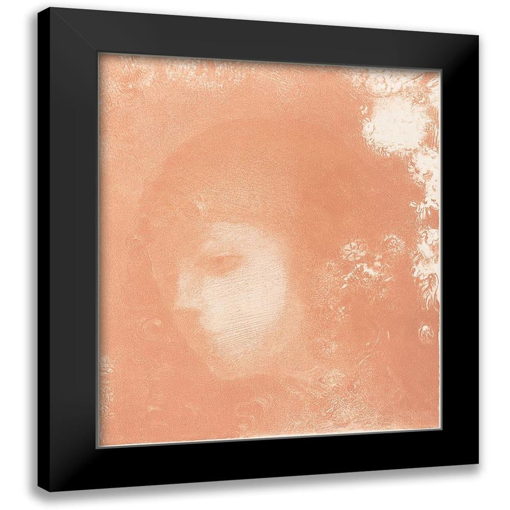 Redon, Odilon 12x14 Black Modern Framed Museum Art Print Titled - Head ...
