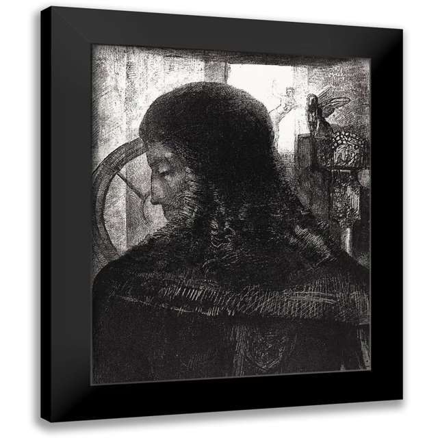 Redon, Odilon 12x14 Black Modern Framed Museum Art Print Titled - Old ...