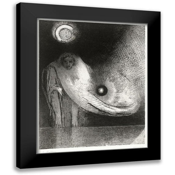 Redon, Odilon 12x14 Black Modern Framed Museum Art Print Titled - The ...