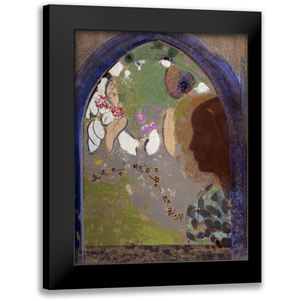 Redon, Odilon 12x14 Black Modern Framed Museum Art Print Titled ...