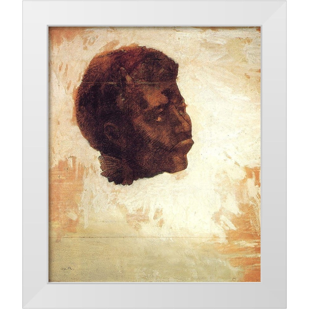 Redon, Odilon 12x14 White Modern Wood Framed Museum Art Print Titled ...