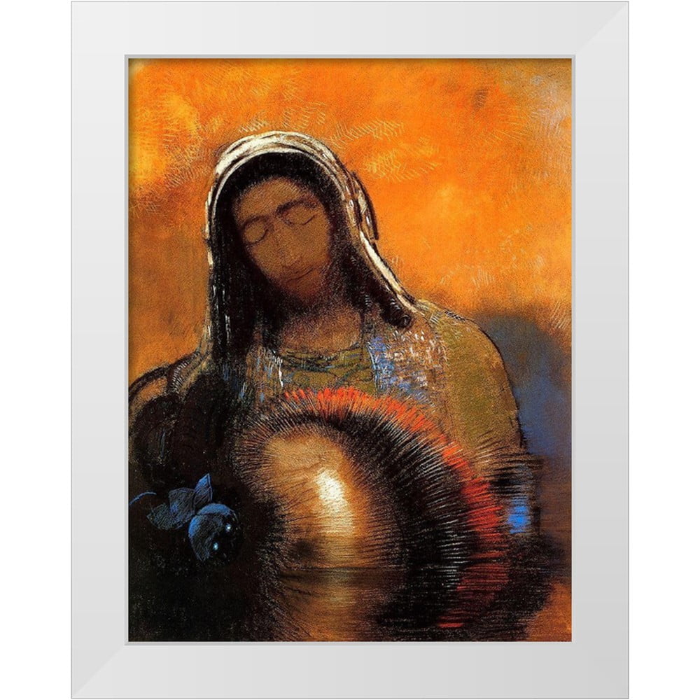 Redon, Odilon 12x14 White Modern Wood Framed Museum Art Print Titled ...