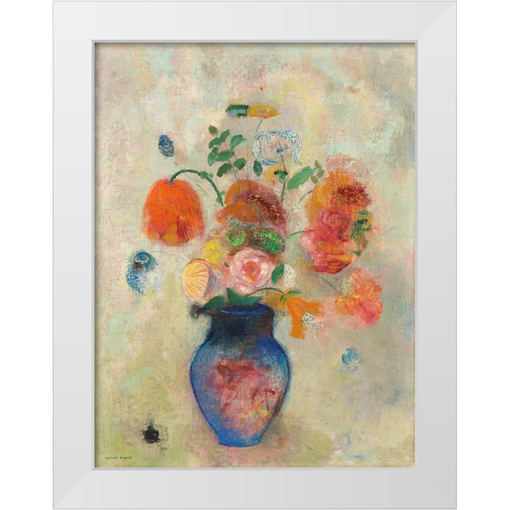 Redon, Odilon 12x14 White Modern Wood Framed Museum Art Print Titled ...