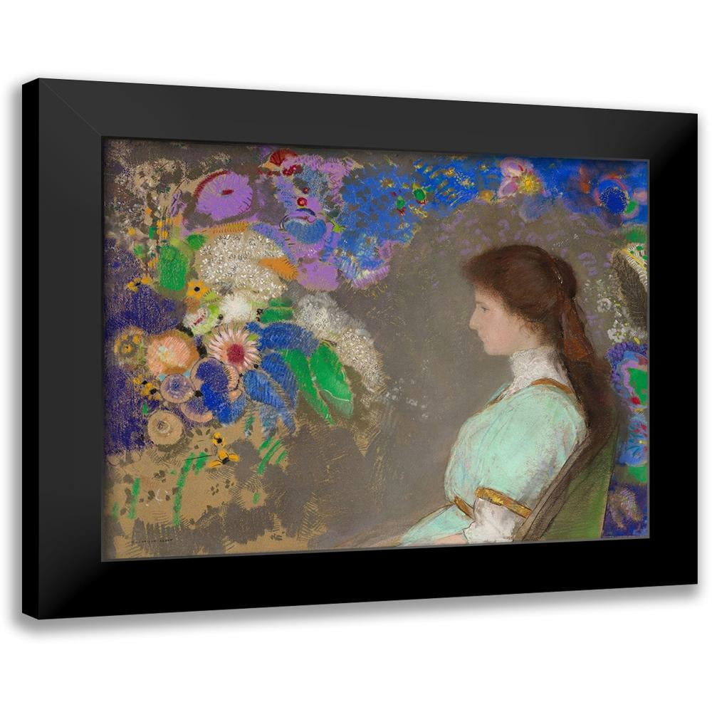 Redon, Odilon 14x12 Black Modern Framed Museum Art Print Titled ...