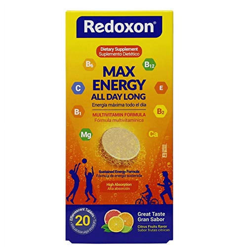 Redoxon Max Energy, Sustained Energy Formula, Helps Support Your Immune ...